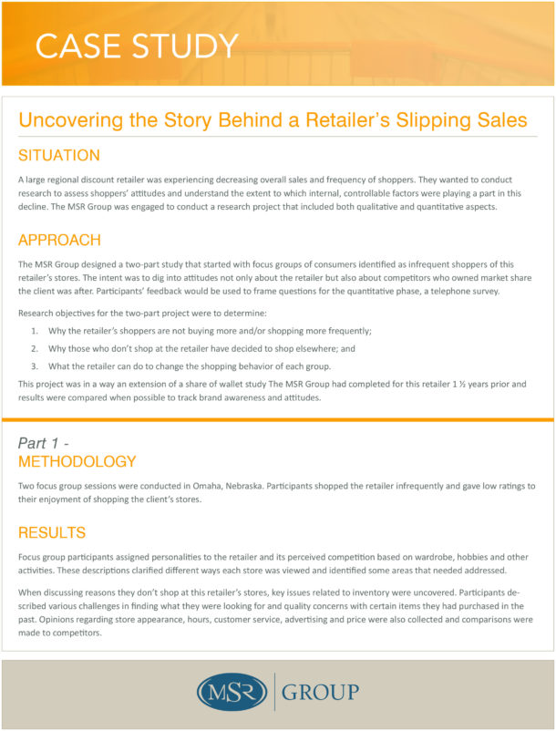 Case Studies | The MSR Group